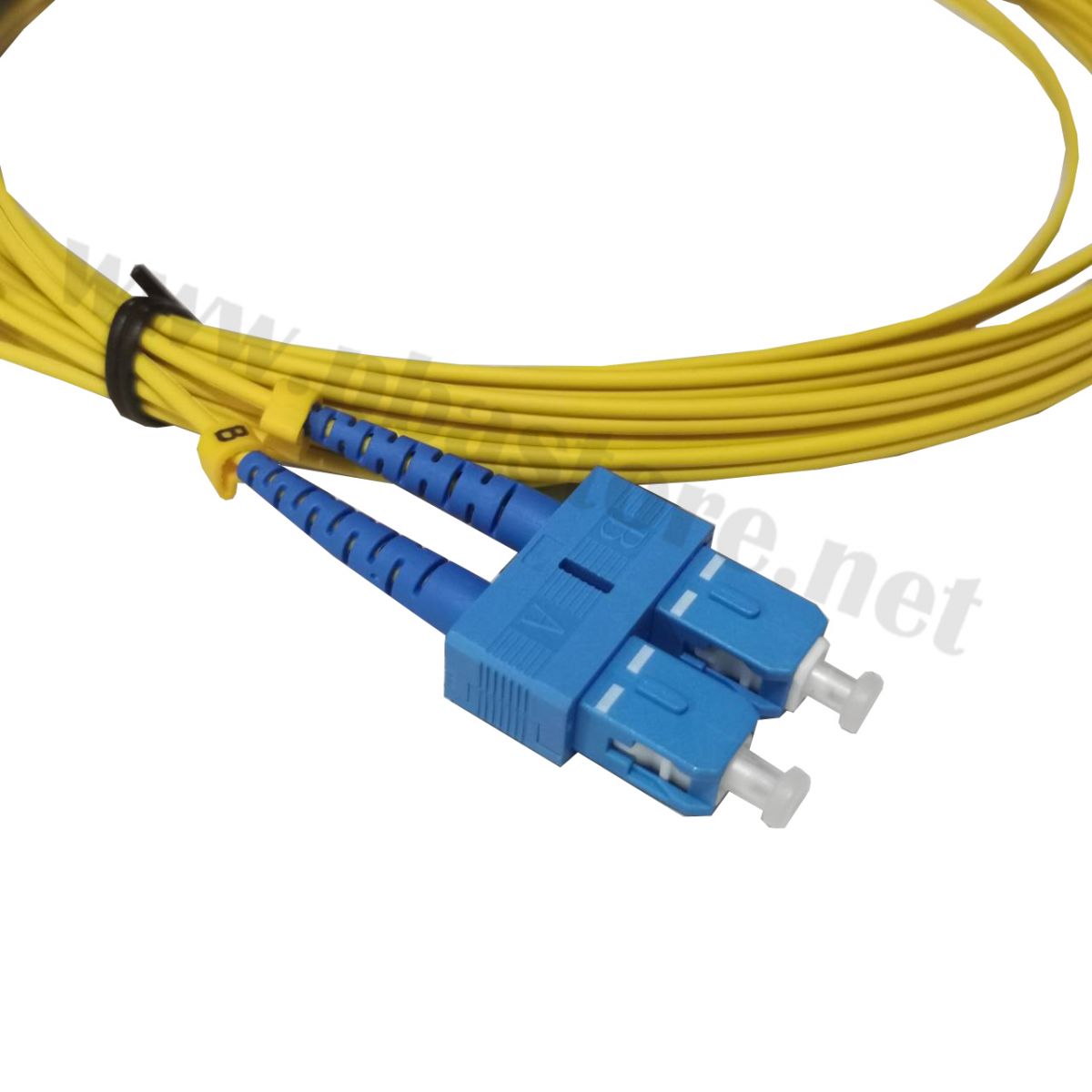 PATCH CORD FIBER 9/125 SC/UPC-SC/UPC SM-DX G657A1 2.0MM 5M สายไฟเบอร์เข้าหัวสำเร็จรูปชนิด SC/UPC ...